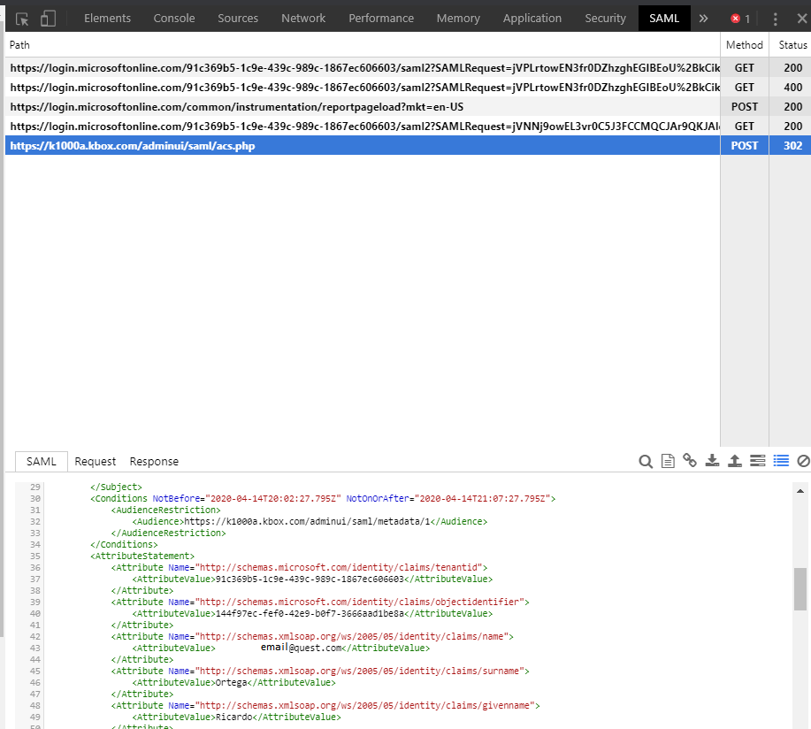 How to use SAML authentication on the Kace SMA with Azure as the IdP (4326873)